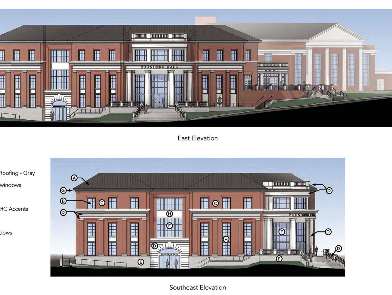 Founders Hall Design Presented