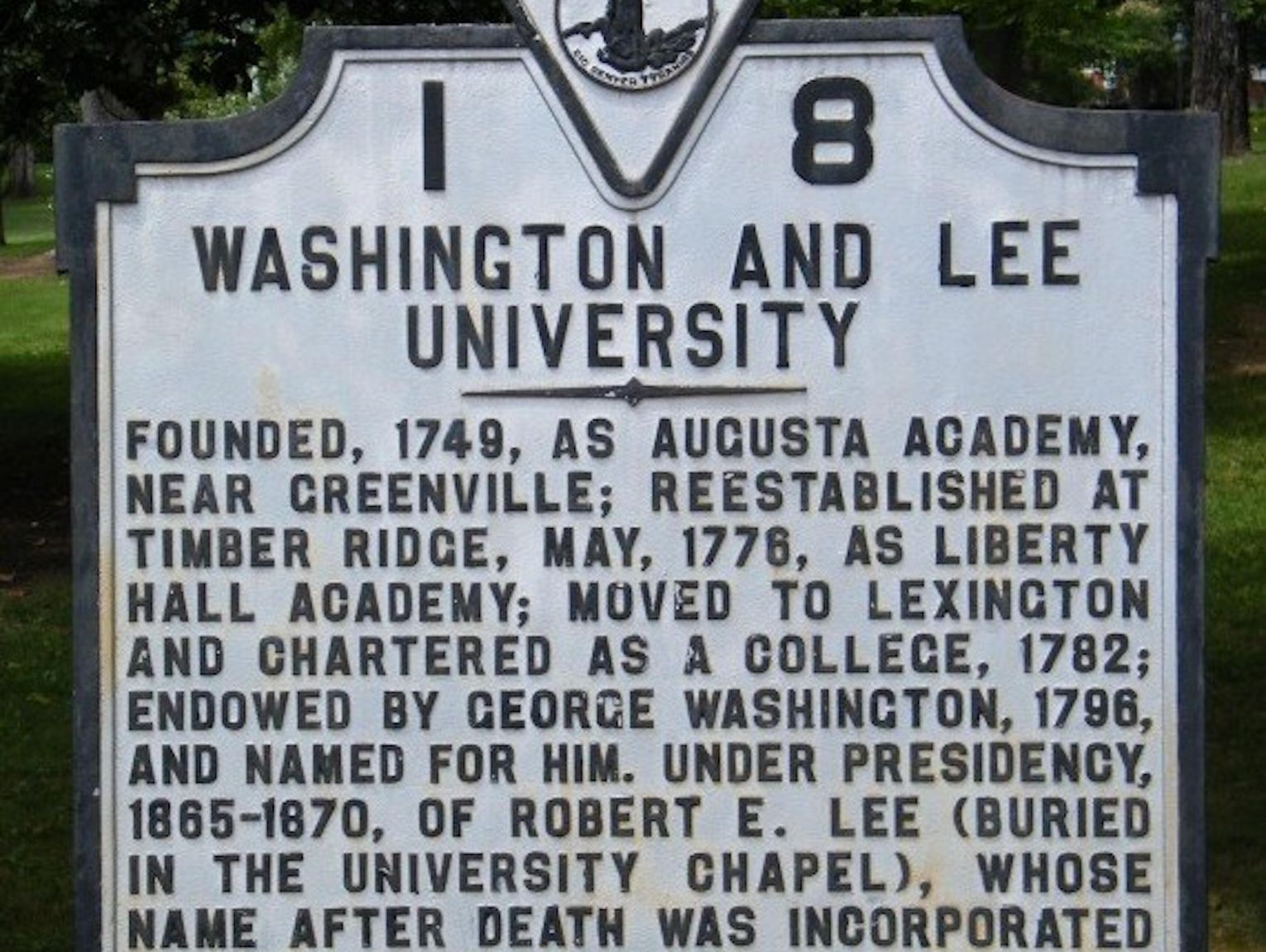 The Origins of Washington and Lee University