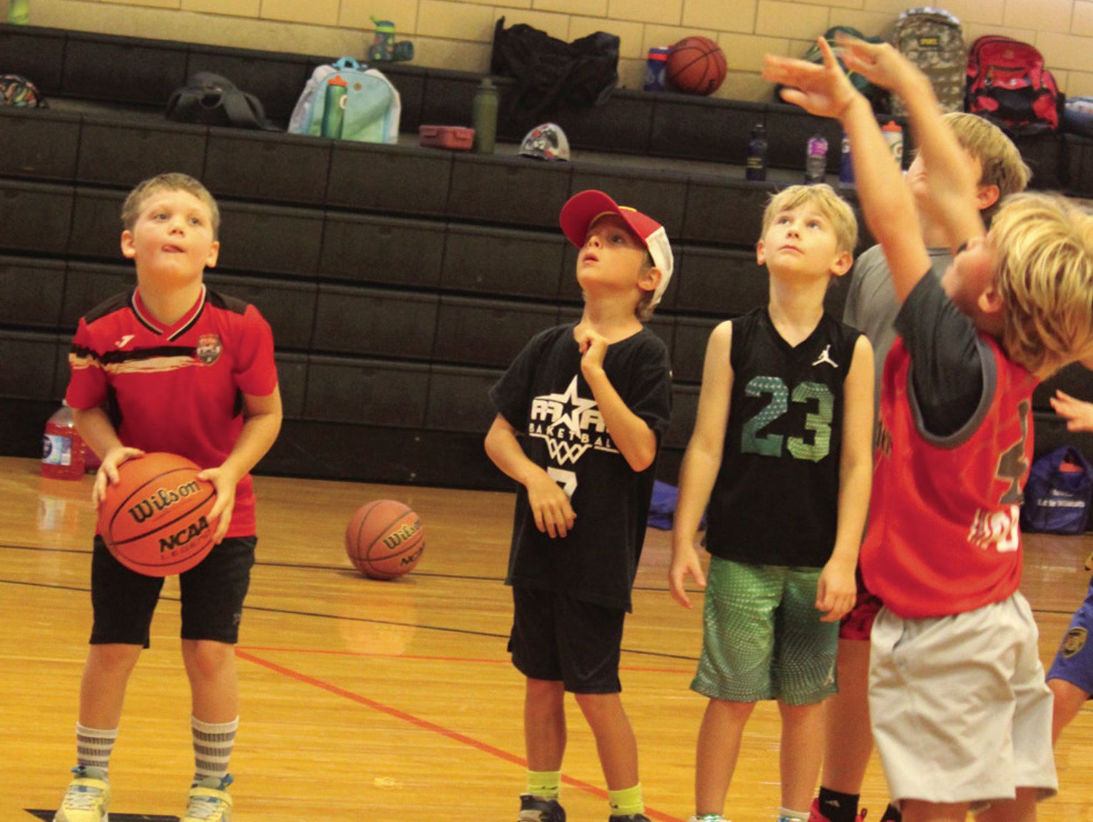 VMI Hoops Players Run RARO Camp