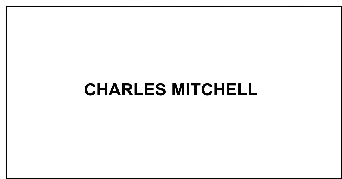 Obituary: CHARLES MITCHELL