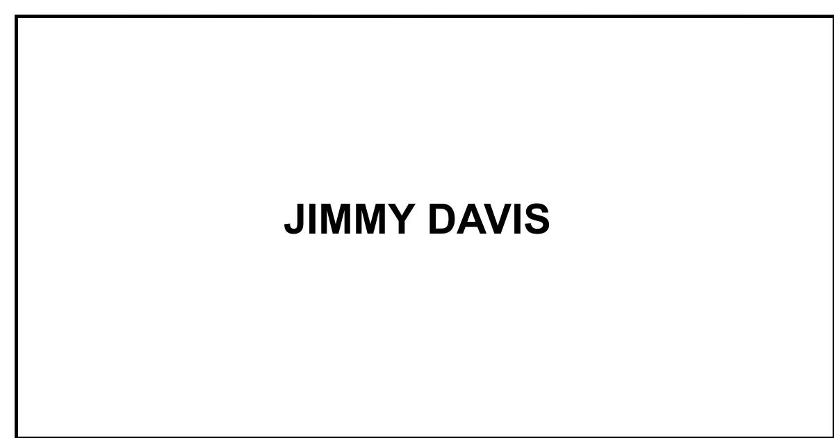 Obituary: JIMMY DAVIS