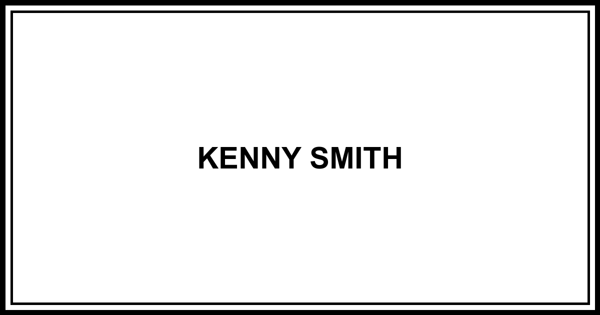 Obituary: KENNY SMITH