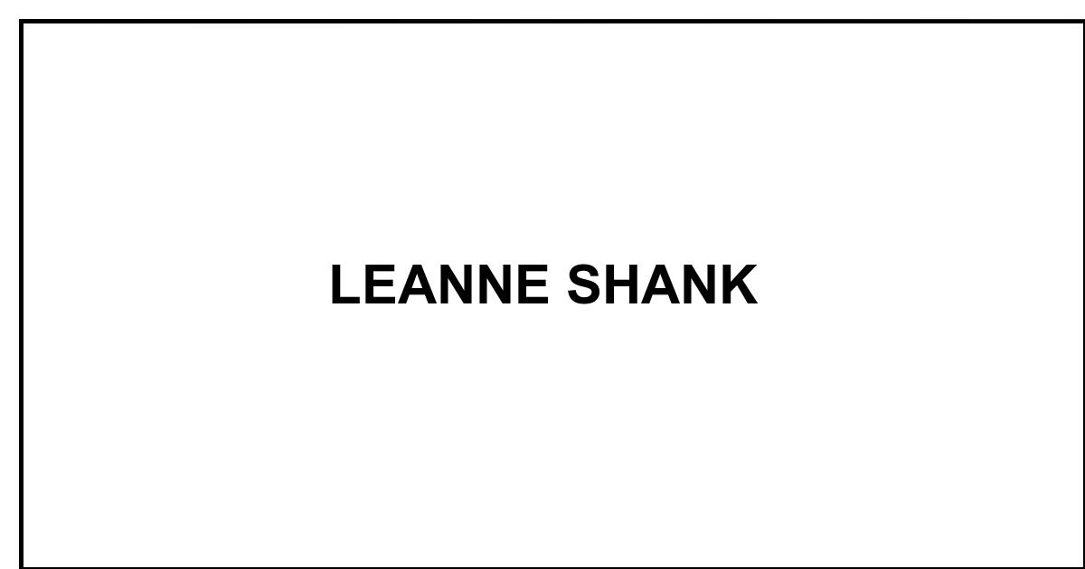 Obituary: LEANNE SHANK