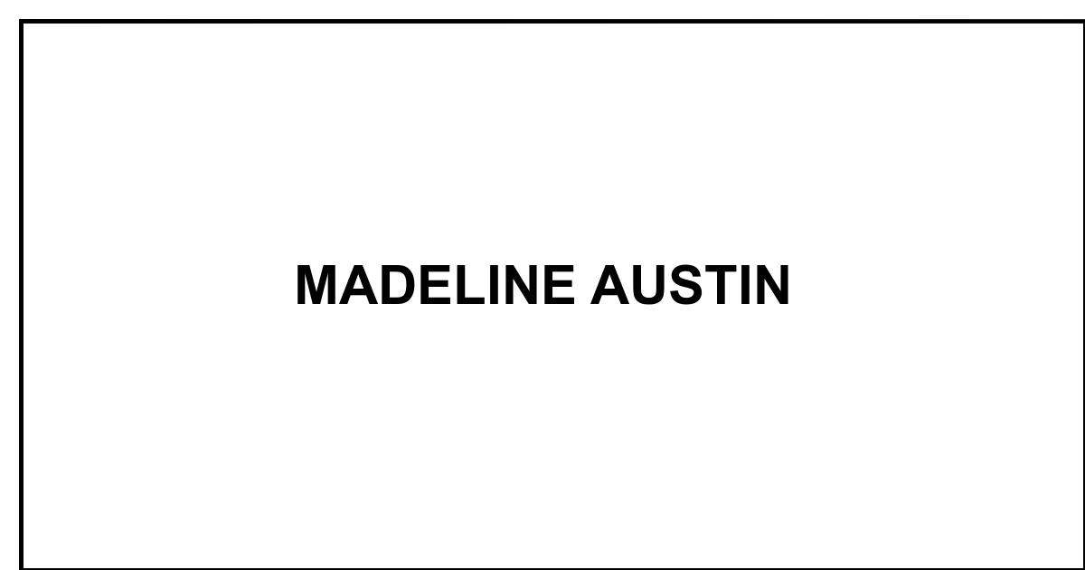Obituary: MADELINE AUSTIN