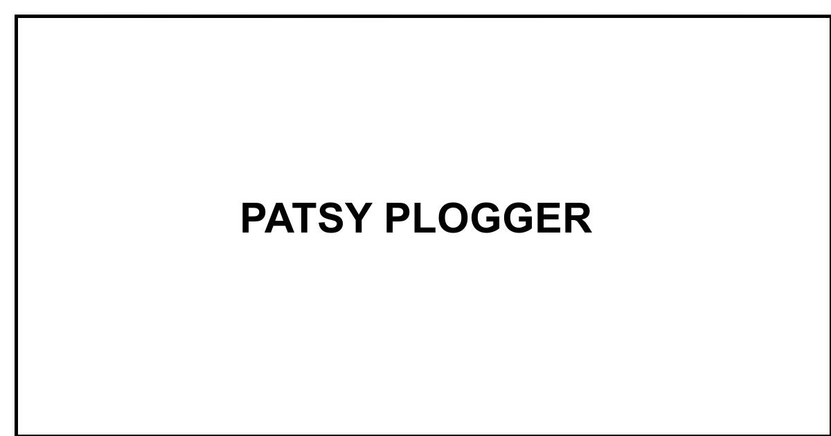 Obituary: PATSY PLOGGER
