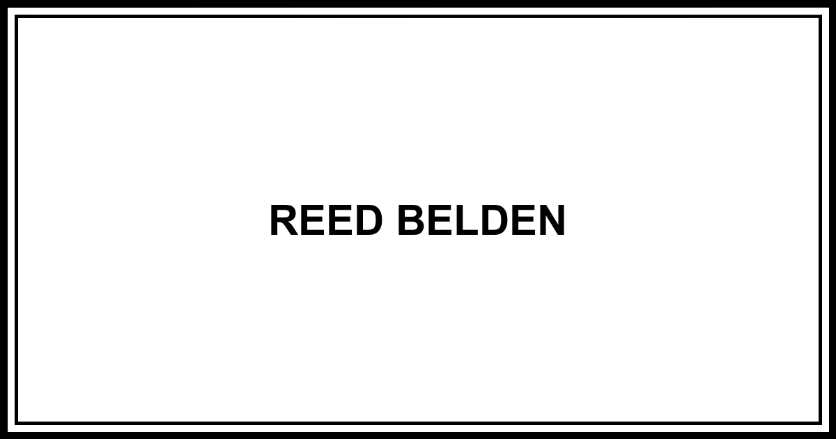 Obituary: REED BELDEN