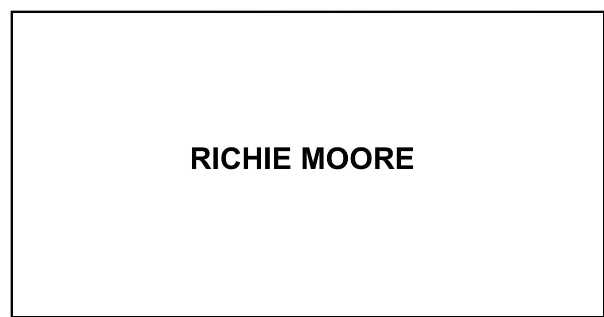 Obituary: RICHIE MOORE